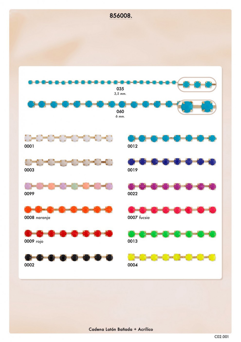 C02 - Fitas acrilicas, vidro e pérolas